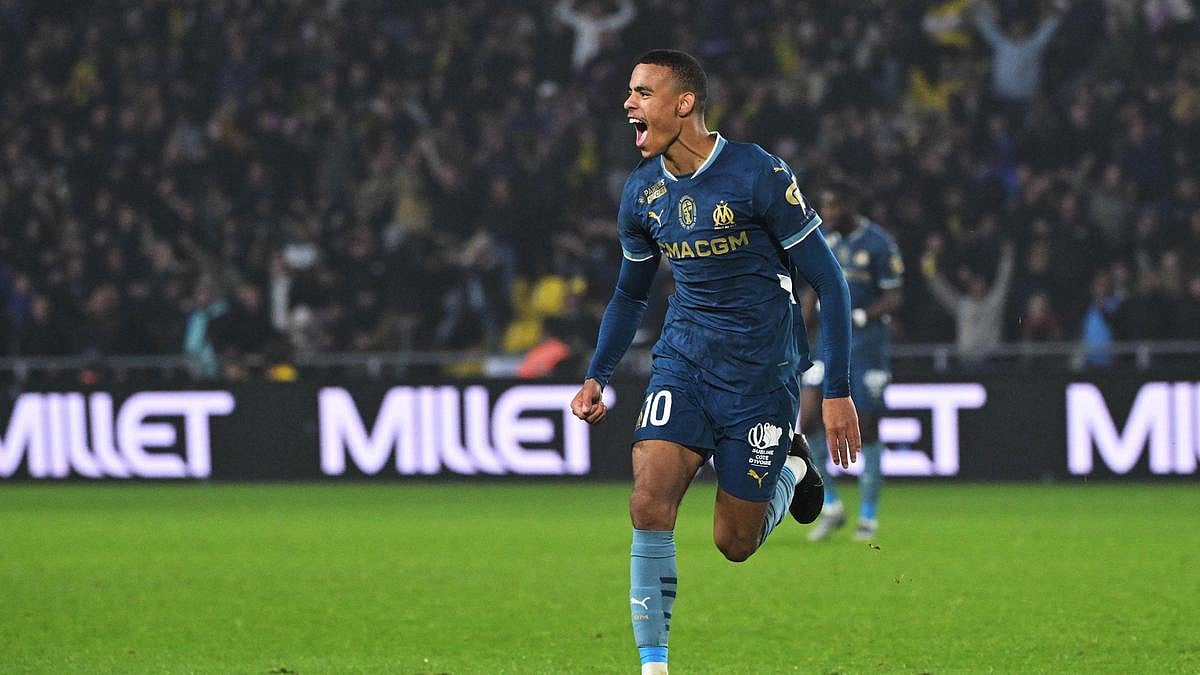 Mason Greenwood scores winner as Marseille move up to second place ...