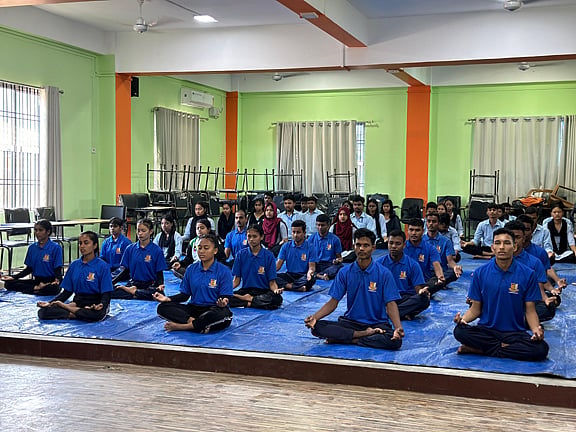 Assam: Yoga Workshop Kicks Off at Nagaon College to Promote Health and ...