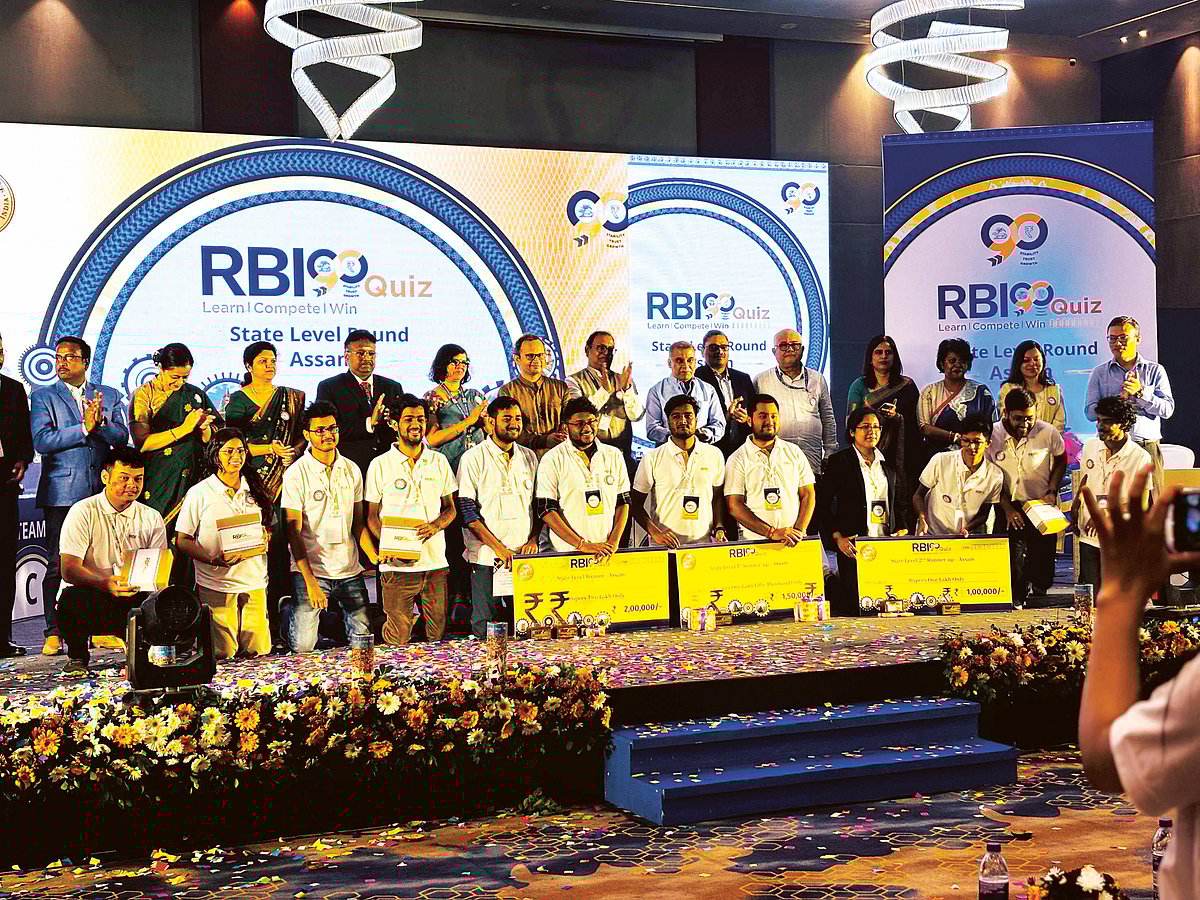 Guwahati: Reserve Bank of India organizes RBI90Quiz on its 90th Anniversary