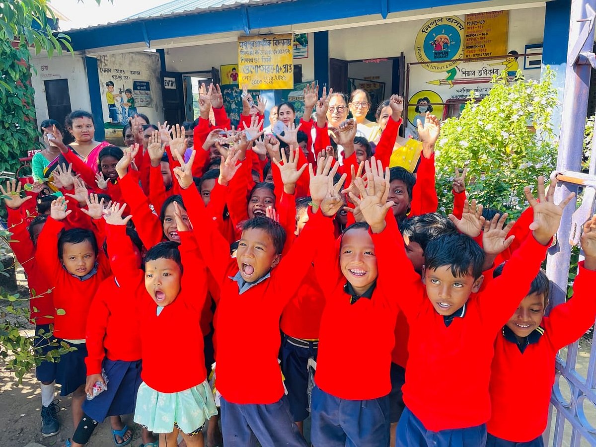 Assam: Uniform Sweaters Distributed to Students of Madhupur Lower ...