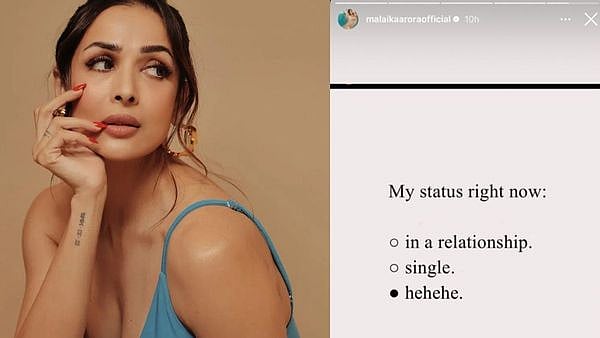 Actress Malaika Arora reveals her ‘relationship status right now’ in cryptic post