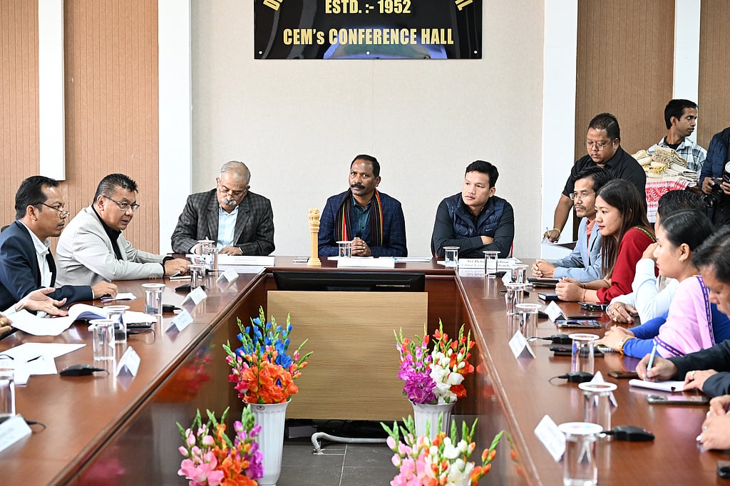 Assam Minister Sanjoy Kishan Visits Dima Hasao, Reviews Development ...