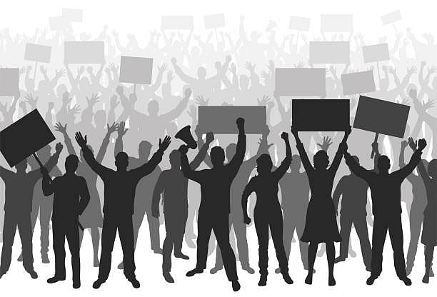 Protest by Workers at Bogidhola Tea Garden in Golaghat