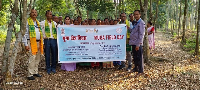 Assam: Central Silk Board Organizes Muga Field Day in Kokrajhar