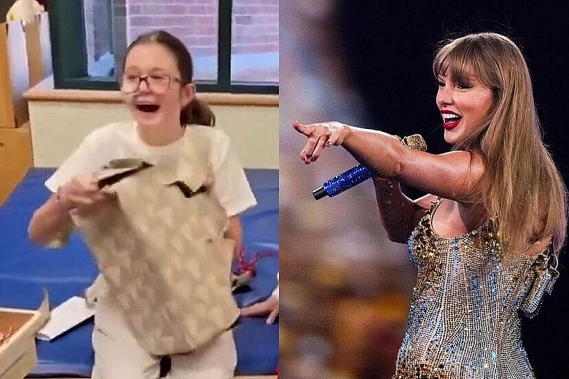 Singer Taylor Swift Turns Santa Claus for Young Fan