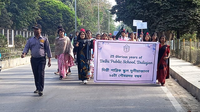 DPS Duliajan Celebrates Silver Jubilee With Grand Procession