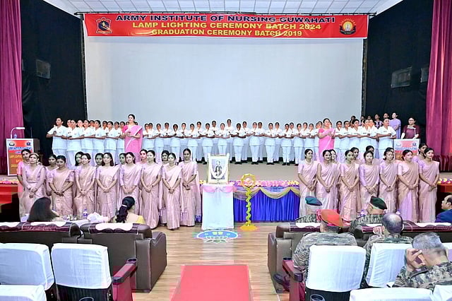 Assam: Lamp Lighting And Graduation Ceremony Conducted By AIN Guwahati