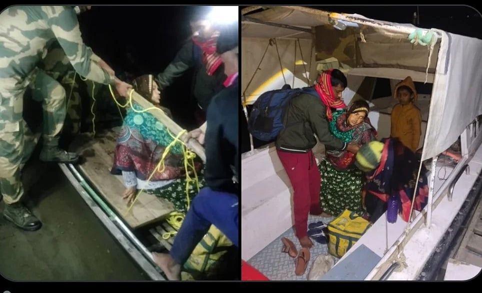 BSF Guwahati Rescues Pregnant Woman, Ensures Safe Transfer to Hospital