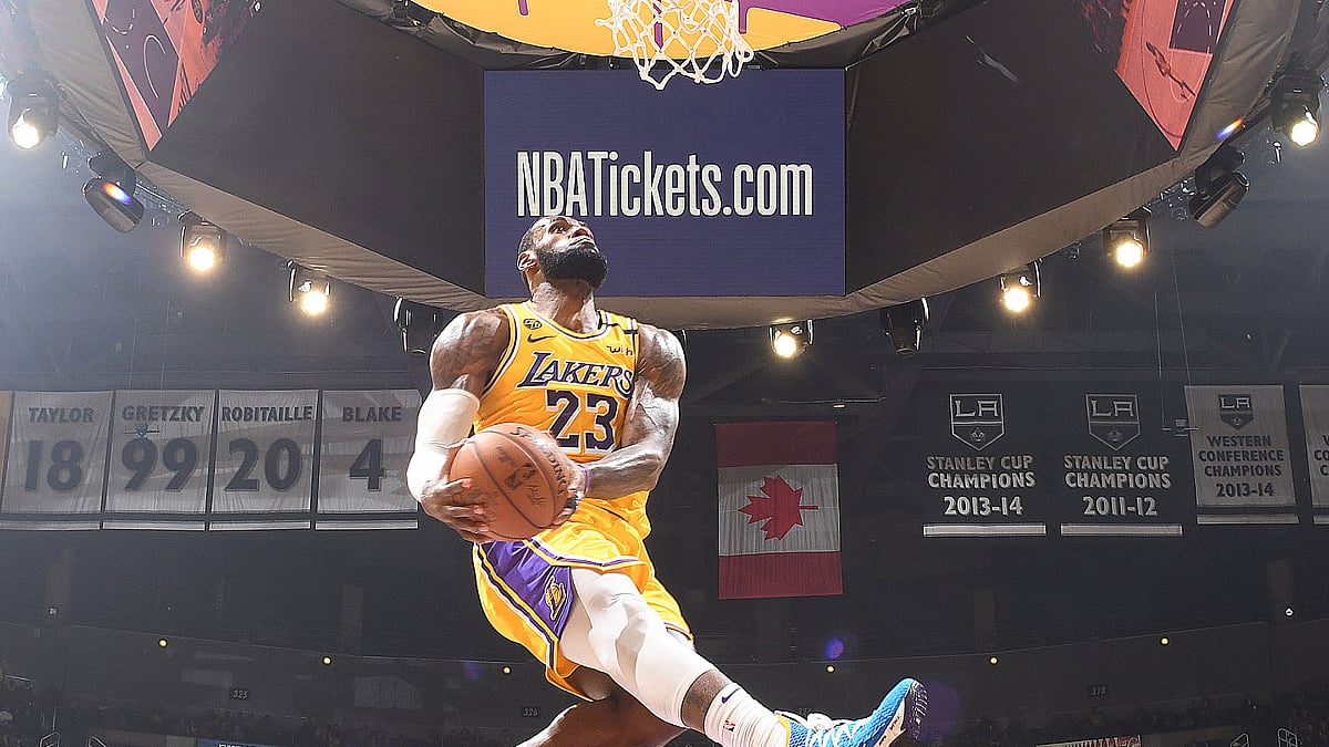 LeBron James Becomes First NBA player To Compete As Teenager And Over 40