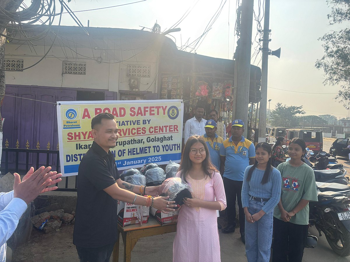 Sarupathar Co-District Administration Launches Helmet Distribution ...