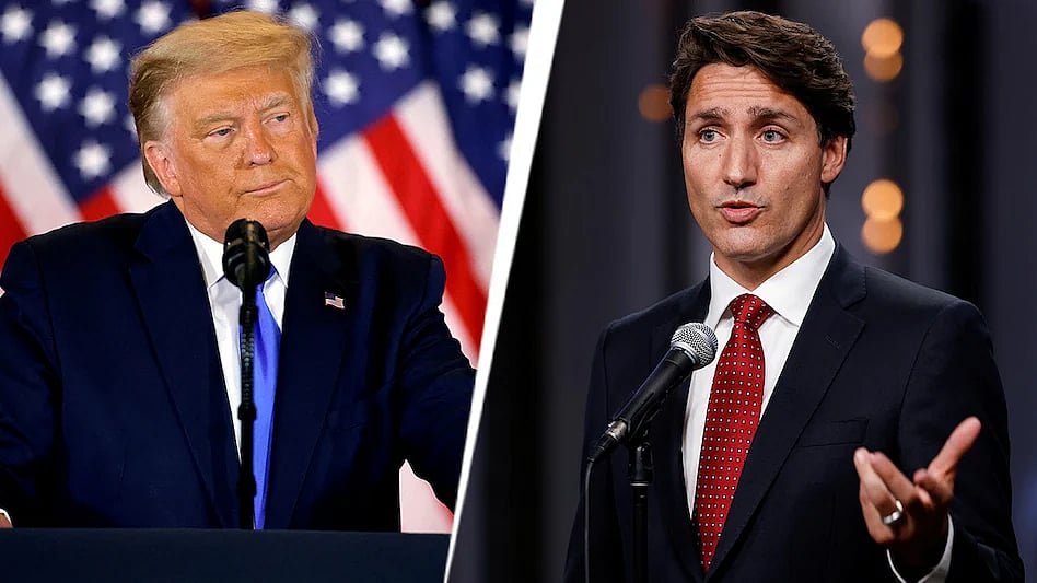 US-Canada together would be ‘great nation,’ says Donald Trump as Justin ...