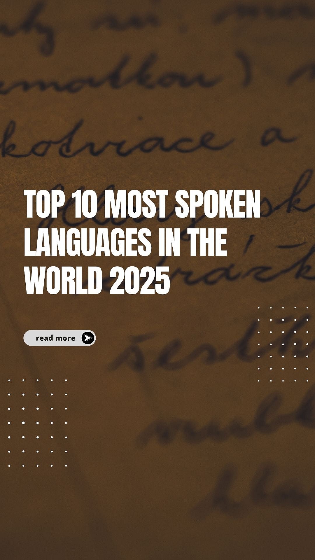 Top-10 Most Spoken Languages In The World 2025