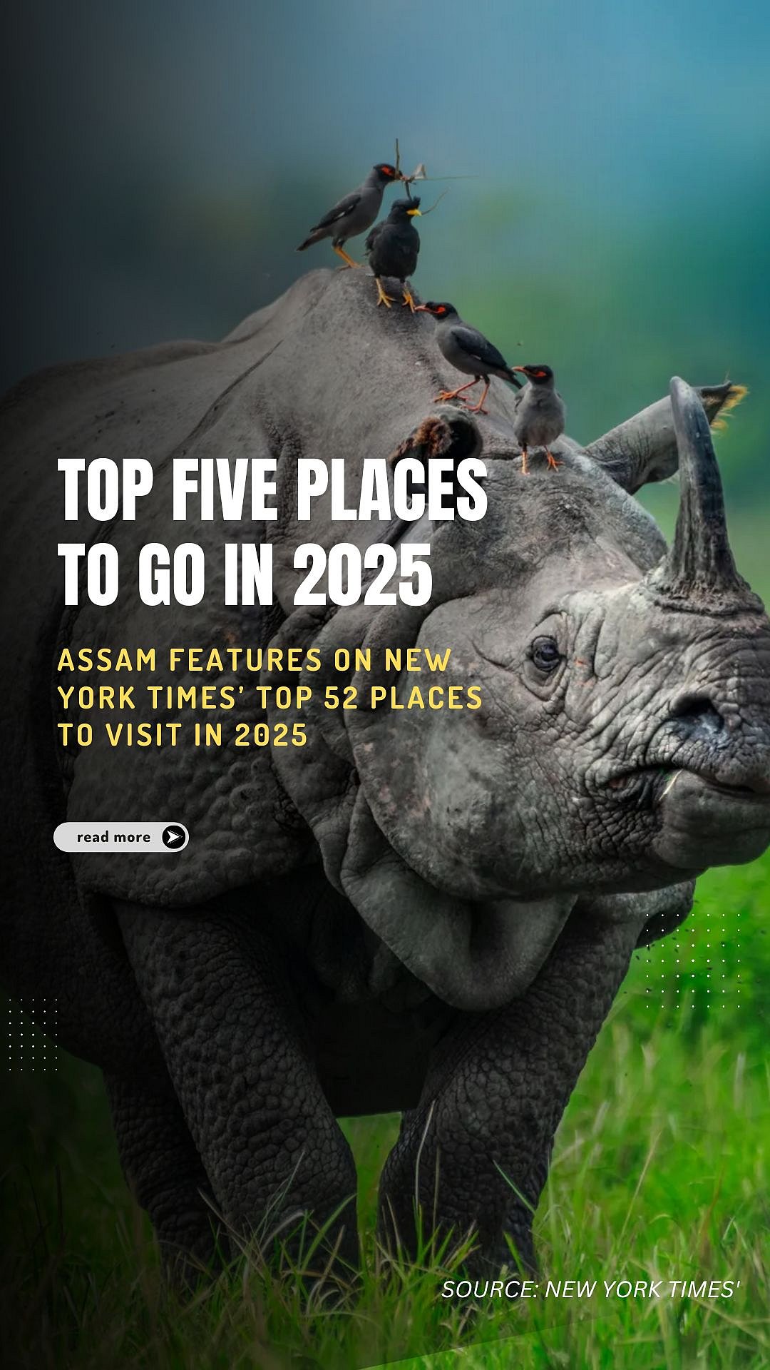 Top Five Places To Go In 2025