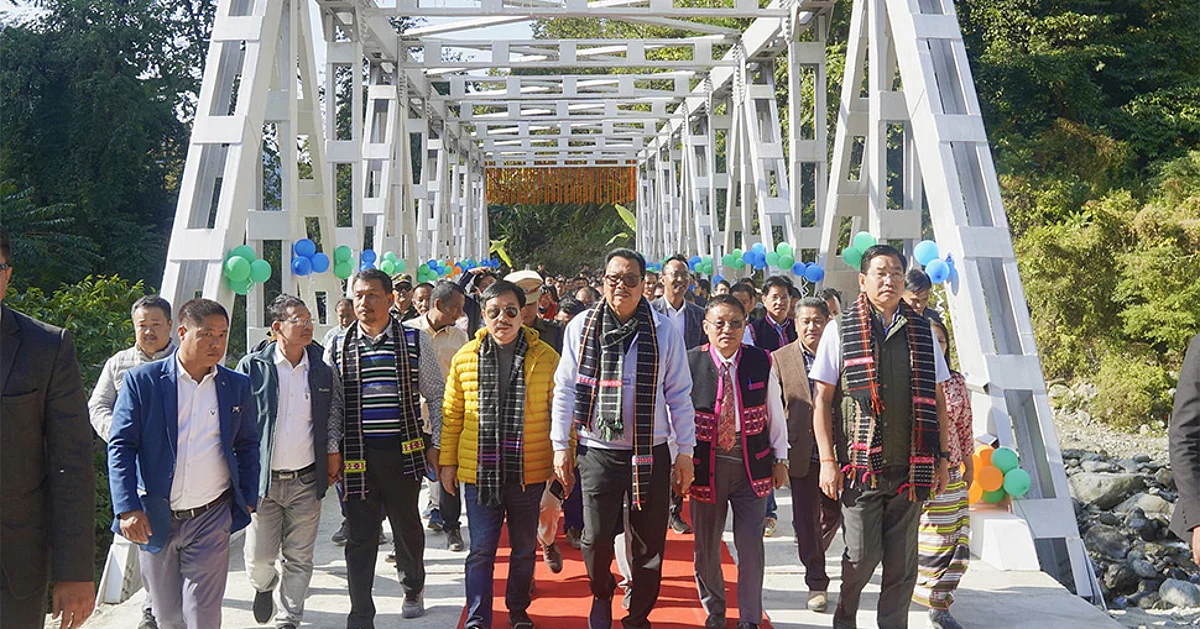 Arunachal Chowna Mein Inaugurates Key Infrastructure Projects In Lohit