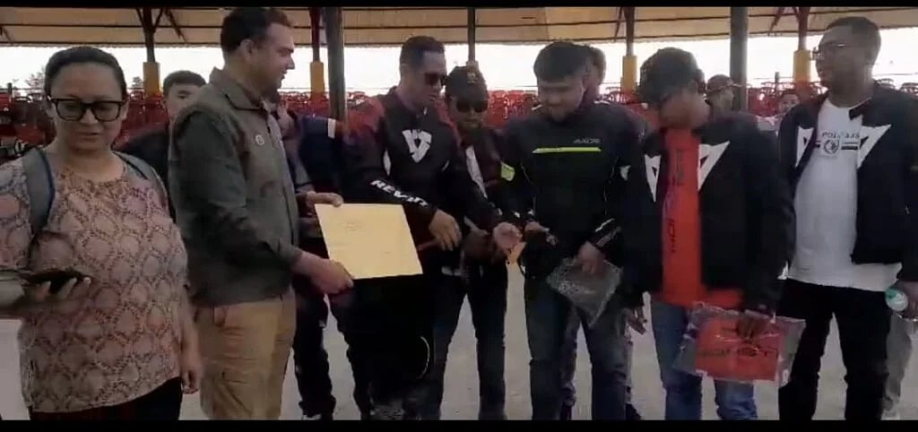 Arunachal Super Bike Club members ride to Pakke Paga Festival in Seijosa