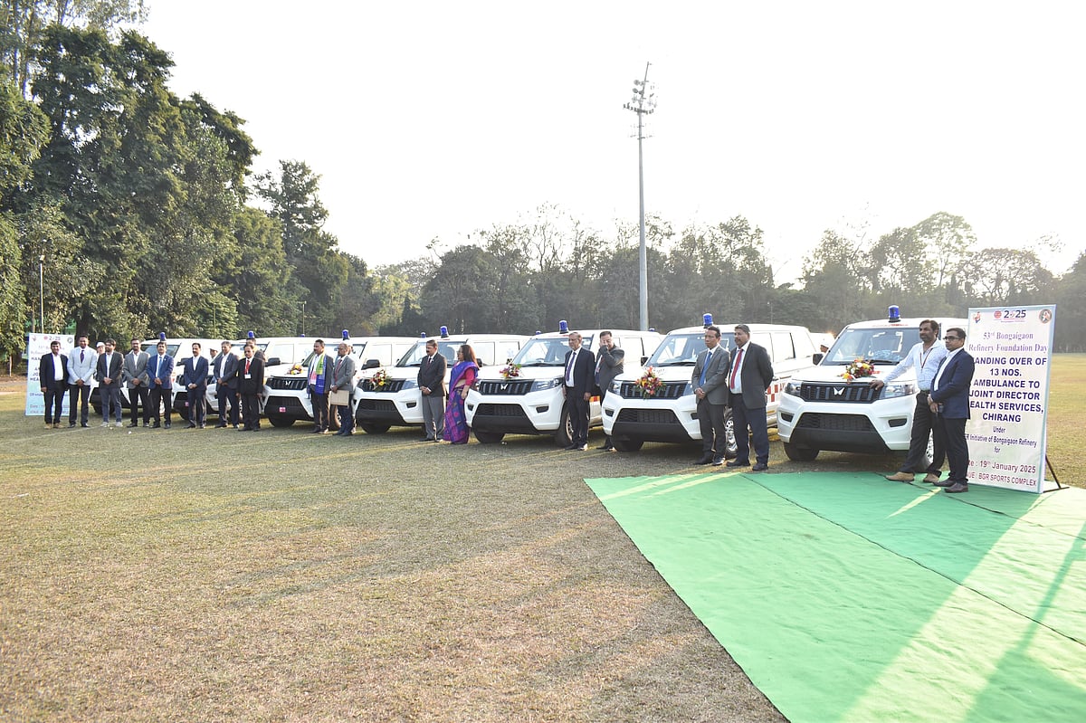 Assam: IOC of Bongaigaon Refinery hands over 13 ambulances to Chirang ...