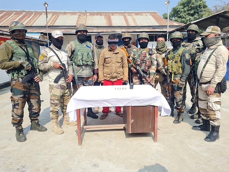 Manipur: Security Forces Arrest Two Active KCP Cadres; Weapons Seized