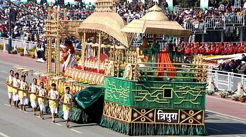 Tripura’s Tableau Secures Second Place at Republic Day Parade 2025 ...
