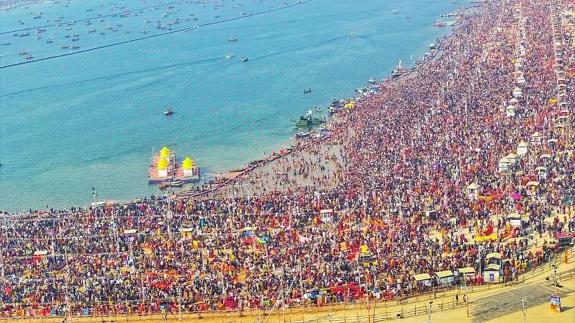 Mahakumbh Mela: Over 4.24 million take holy dip at Triveni Sangam in ...