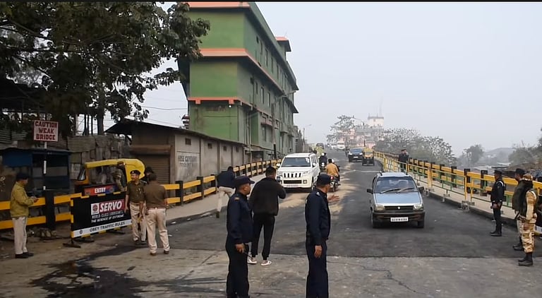 Nagaland: Road Over Bridge In Dimapur Reopens; Traffic Advisory Issued