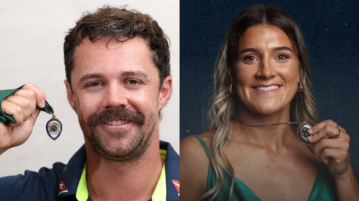 Annabel Sutherland and Travis Head win top honours at Australian ...