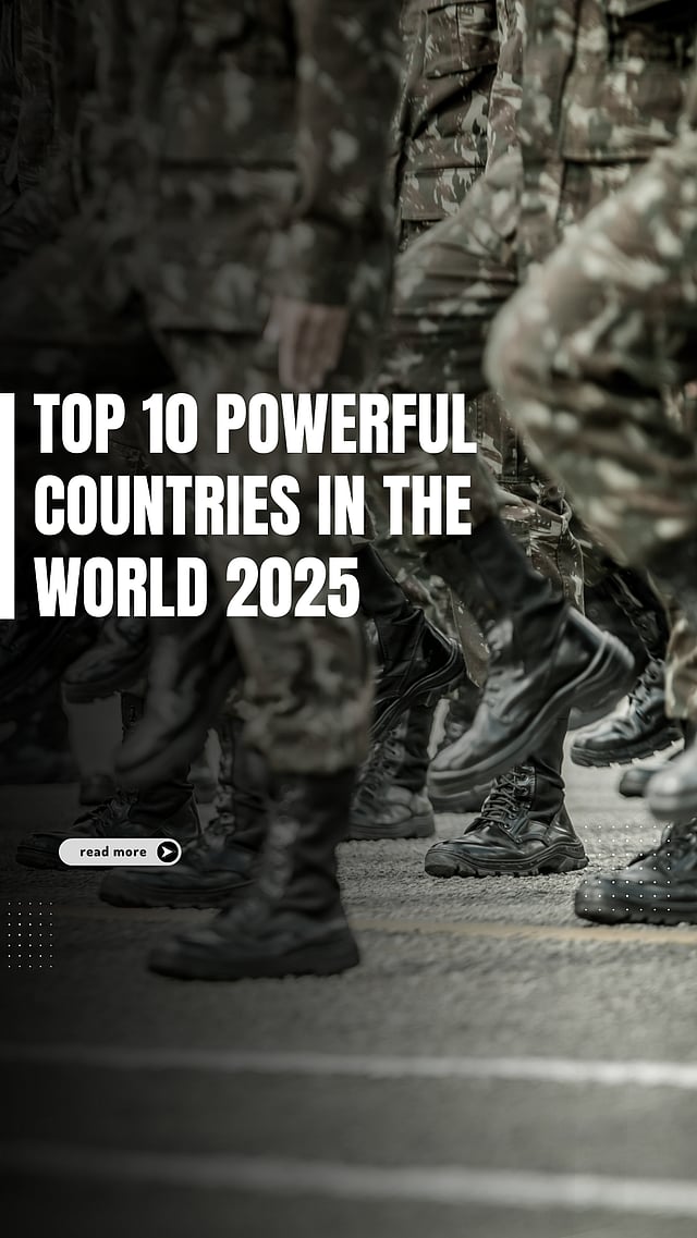 Top 10 Powerful Countries In The World 2025