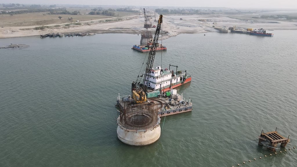 Assam: Over 55% work completed on 19.28 km long Dhubri-Phulbari bridge