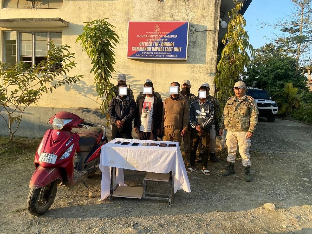 Manipur: Security Forces Arrest 10 Militants in Crackdown on Extortion ...