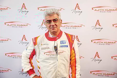 Actor Ajith Kumar clocks impressive timing of 1.39.9 during practice ...