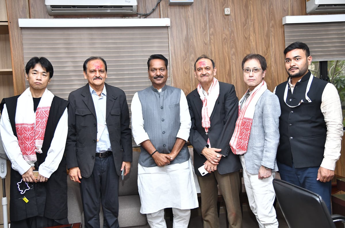 Assam: Japanese Delegation Meets State Health Minister Ashok Singhal at ...