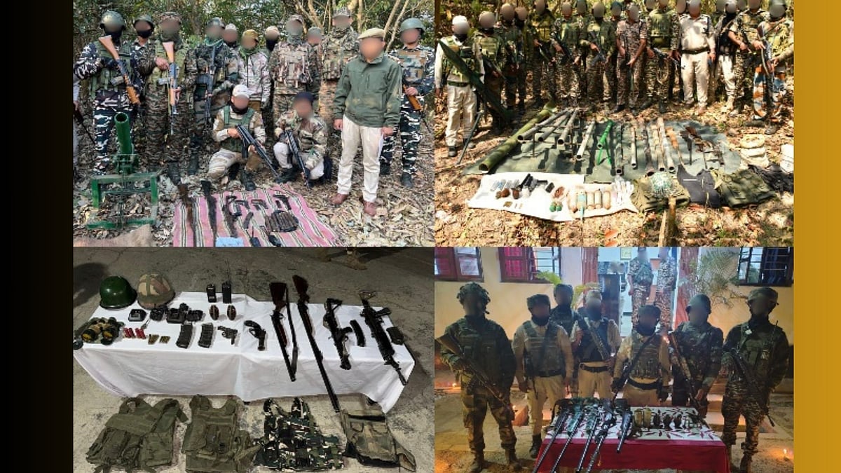 Manipur: Joint ops by Army, other forces lead to recovery of 114 arms