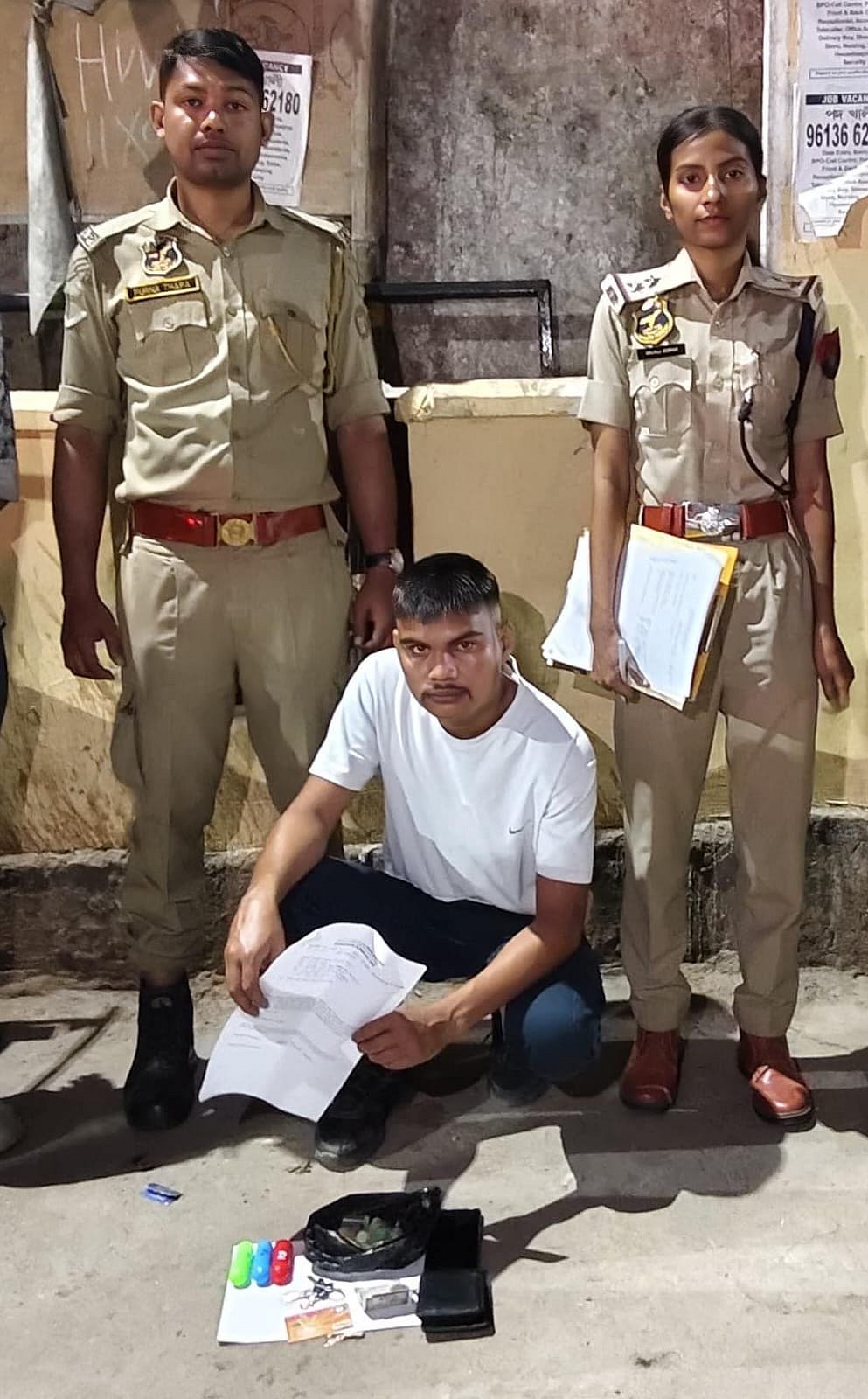 Assam: Drug Peddler Apprehended in Khanapara Raid, Heroin Seized