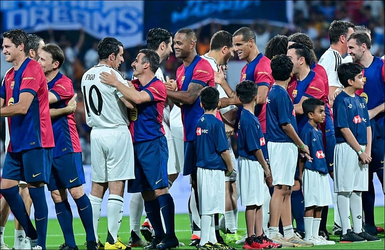 Real Madrid beat Barcelona in ‘Legends El Clasico’ clash in Mumbai