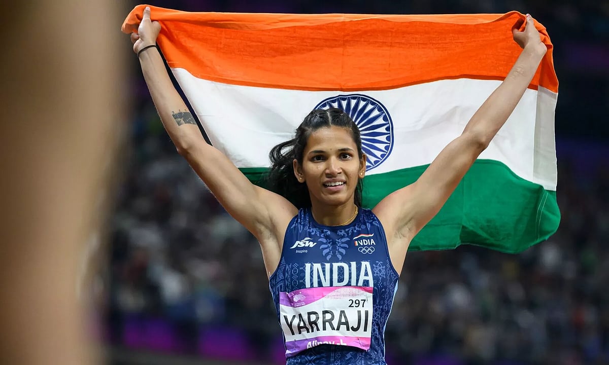 Jyothi Yarraji Wins Gold in Women's 100m Hurdles