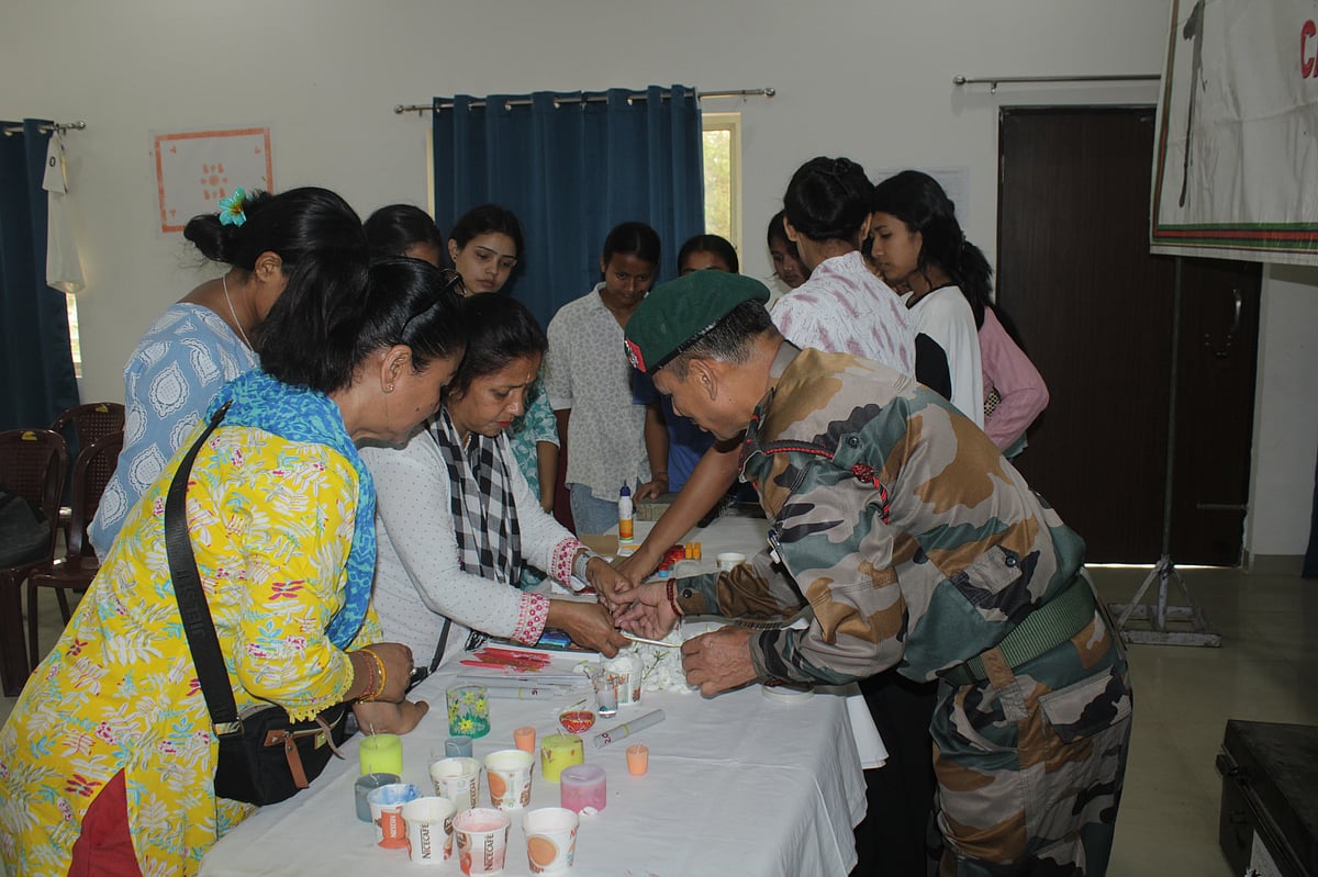 Assam Rifles organized a skill development workshop for women at Lokra