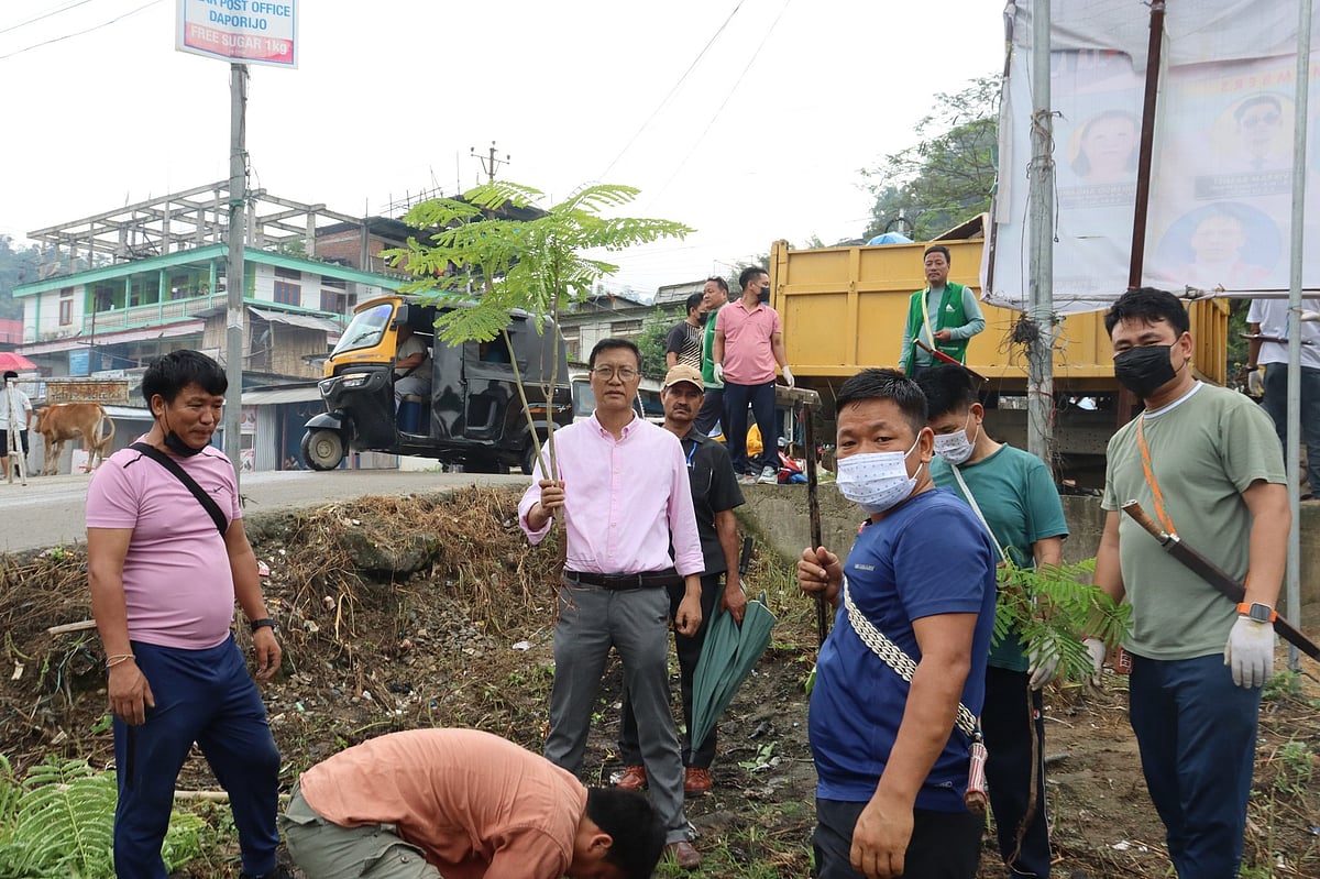 GWS leads clean & green drive in Arunachal district