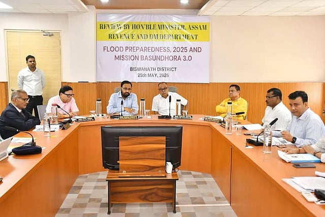 Assam: Keshab Mahanta Reviews Flood Preparedness at Biswanath Chariali