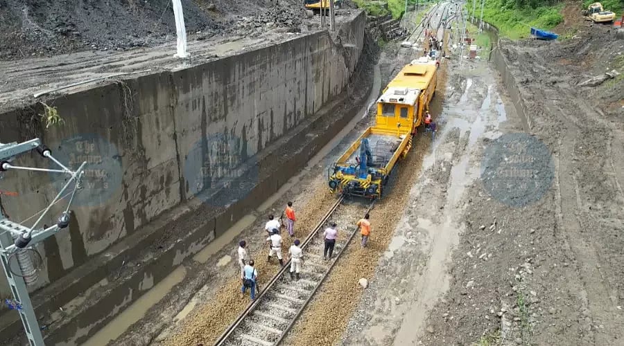Railways conducts successful trial run near Jatinga Lampur station