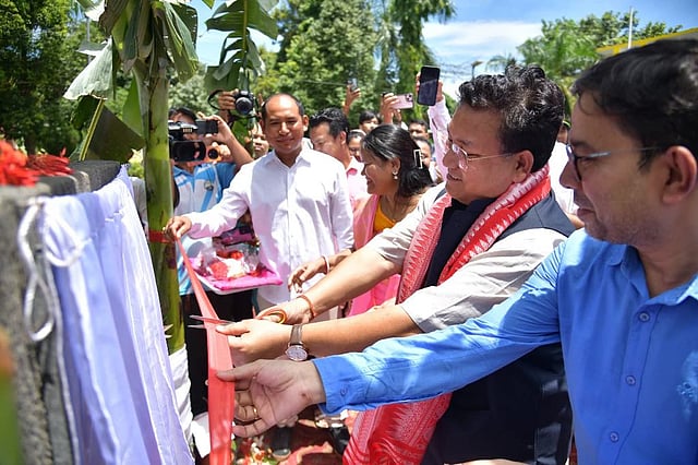 CEM Pramod Boro lays foundation stone for Bodofa UN Brahma’s statue