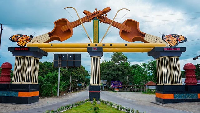 BTC chief opens thematic entrance gateway to Kokrajhar town