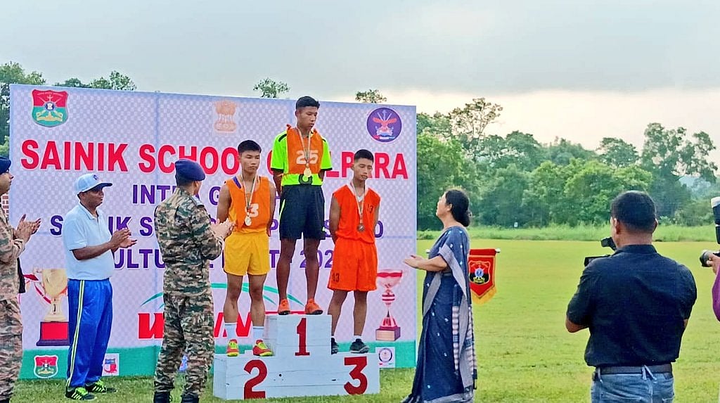 Opening ceremony of sports and cultural meet held at Sainik School