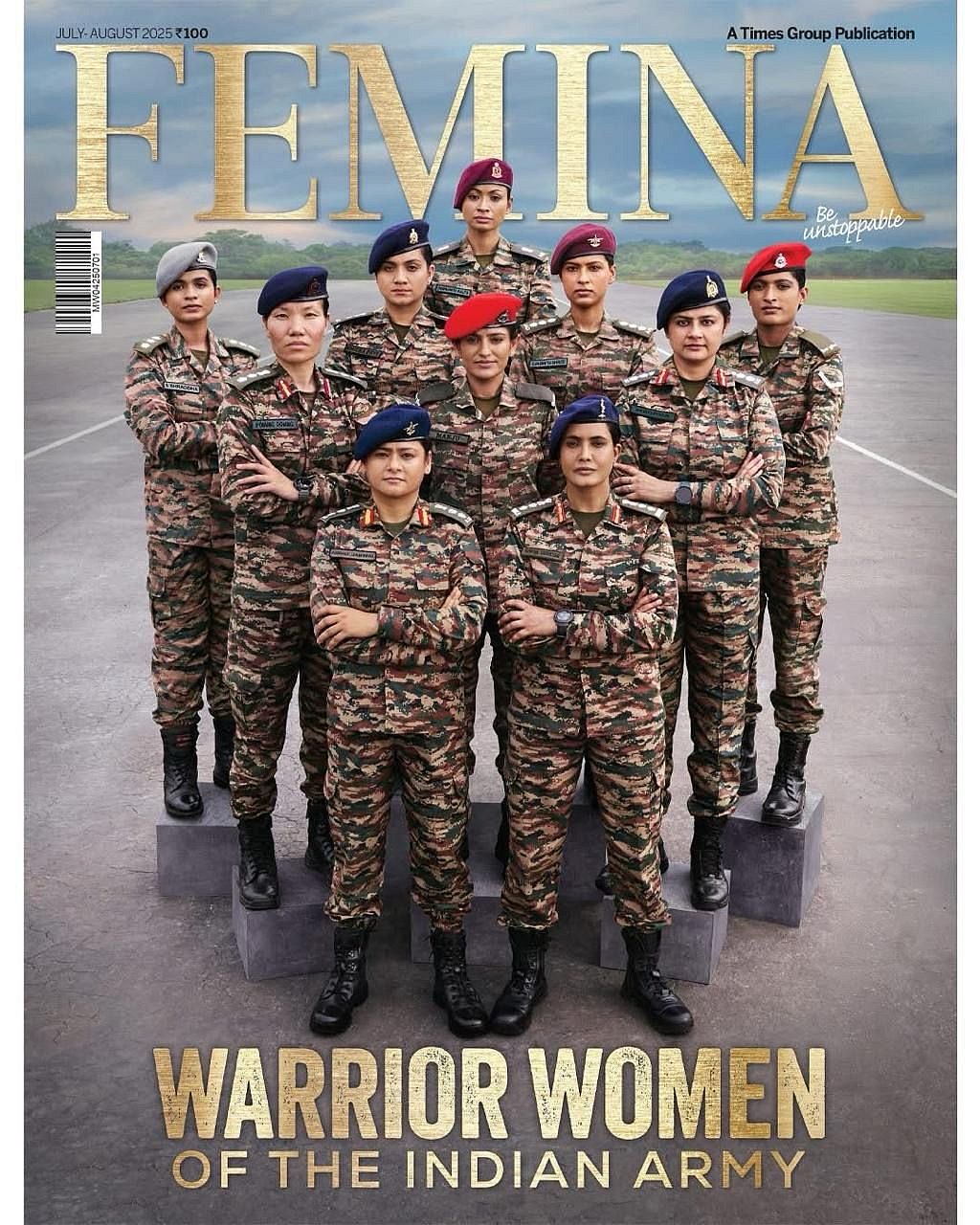 Assam's 1st Female Paratrooper Dwipannita Kalita on Femina India Cover
