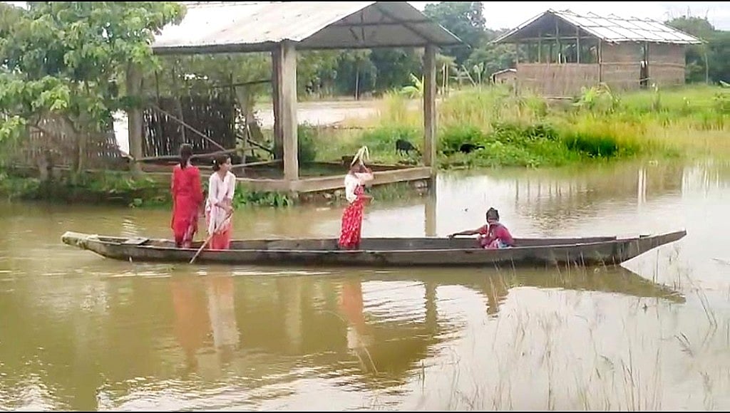 Devastating floods submerge 35 villages in Sivasagar’s Bokota