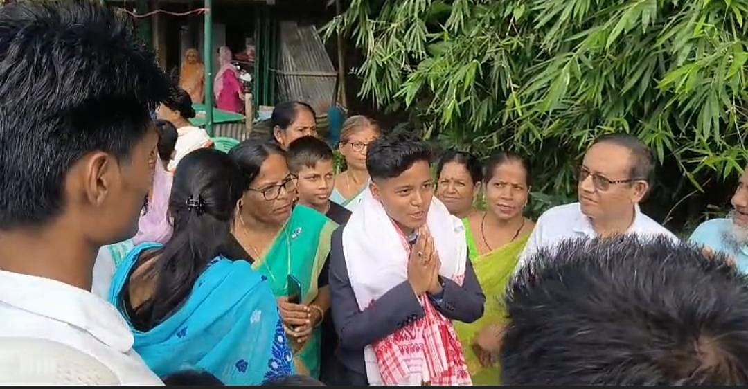 Rimpi Buragohain receives grand welcome after winning 3 gold medals