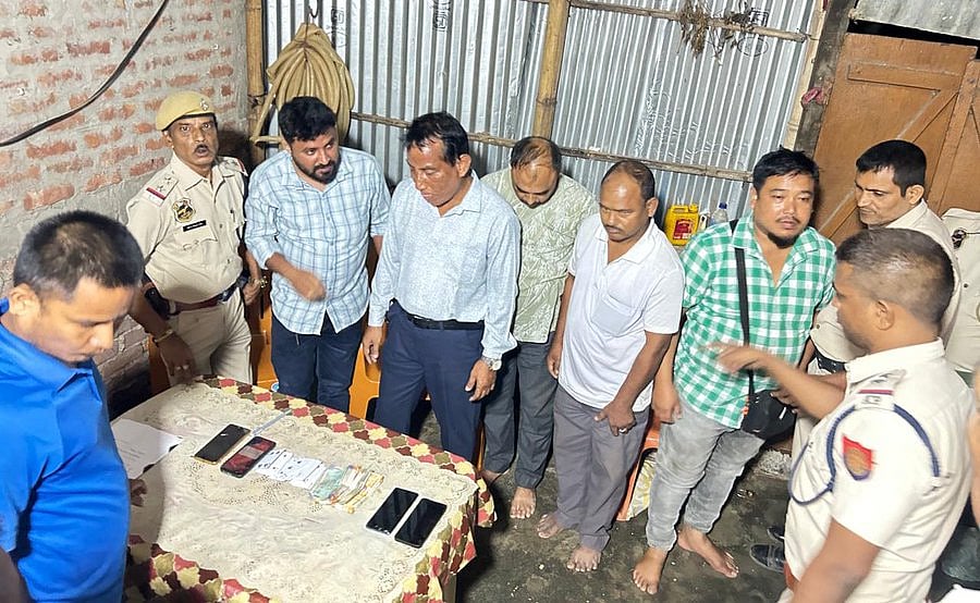Guwahati Police Busts Illegal Gambling Den, Five Arrested