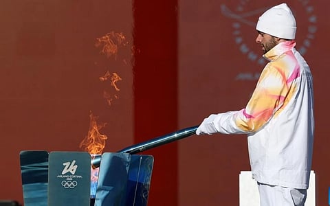 Torch relay for Milan-Cortina 2026 Winter Olympic Games starts in Rome