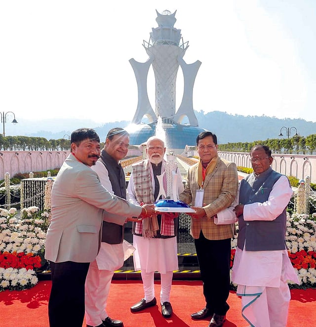 Historic Visit: PM Modi Honors Assam Martyrs at Swahid Smarak
