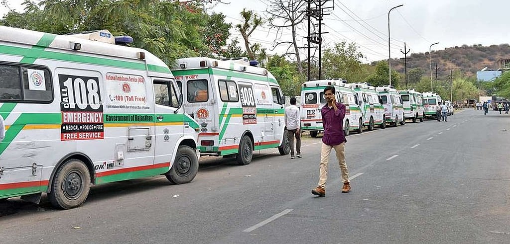 Himachal: 108 & 102 ambulance employees begin 2-day statewide strike