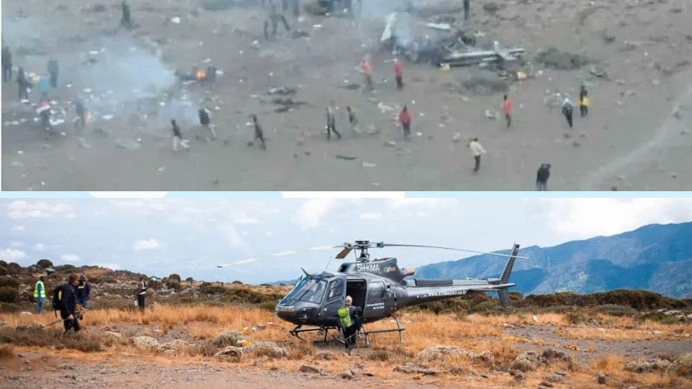 Rescue helicopter crashes on Mount Kilimanjaro, five dead