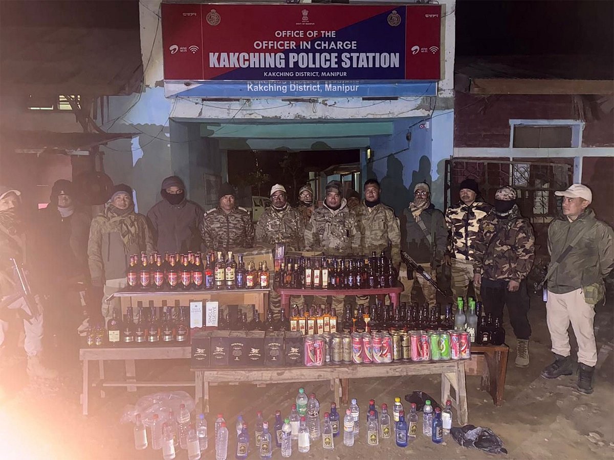 Manipur Police Christmas Bust: Liquor Seized, KCP Militants Arrested